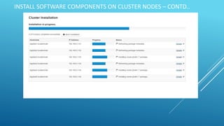 Cloudera cluster setup and configuration | PDF