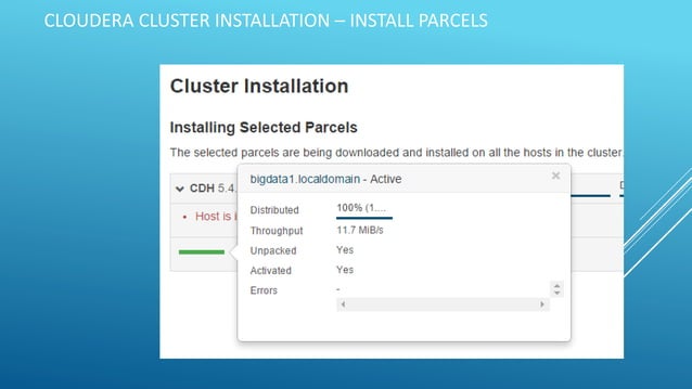 Cloudera cluster setup and configuration | PDF | Cloud Computing | Internet