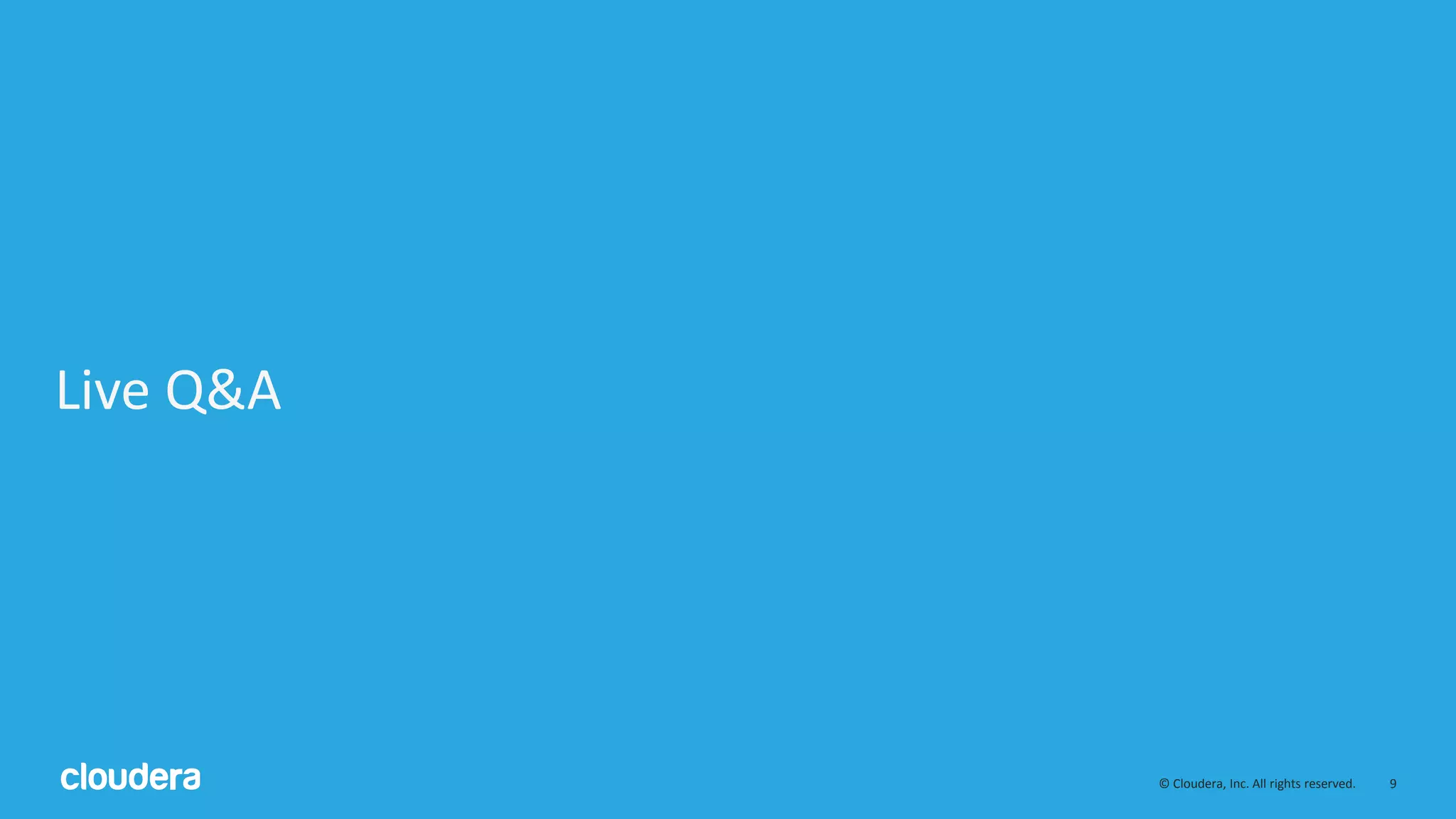 Live Cloudera Cybersecurity Solution Demo | PPTX