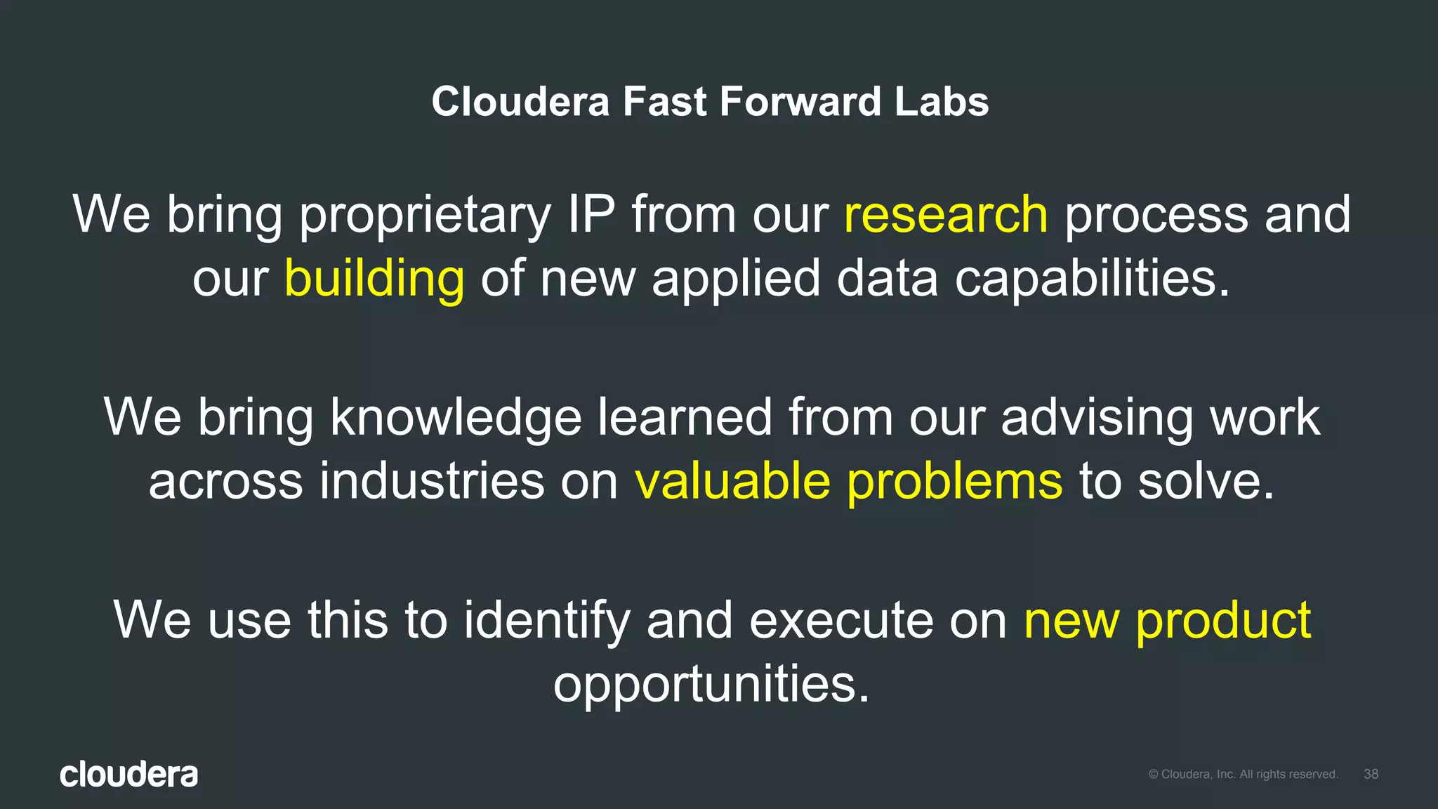 The Vision & Challenge of Applied Machine Learning | PPT