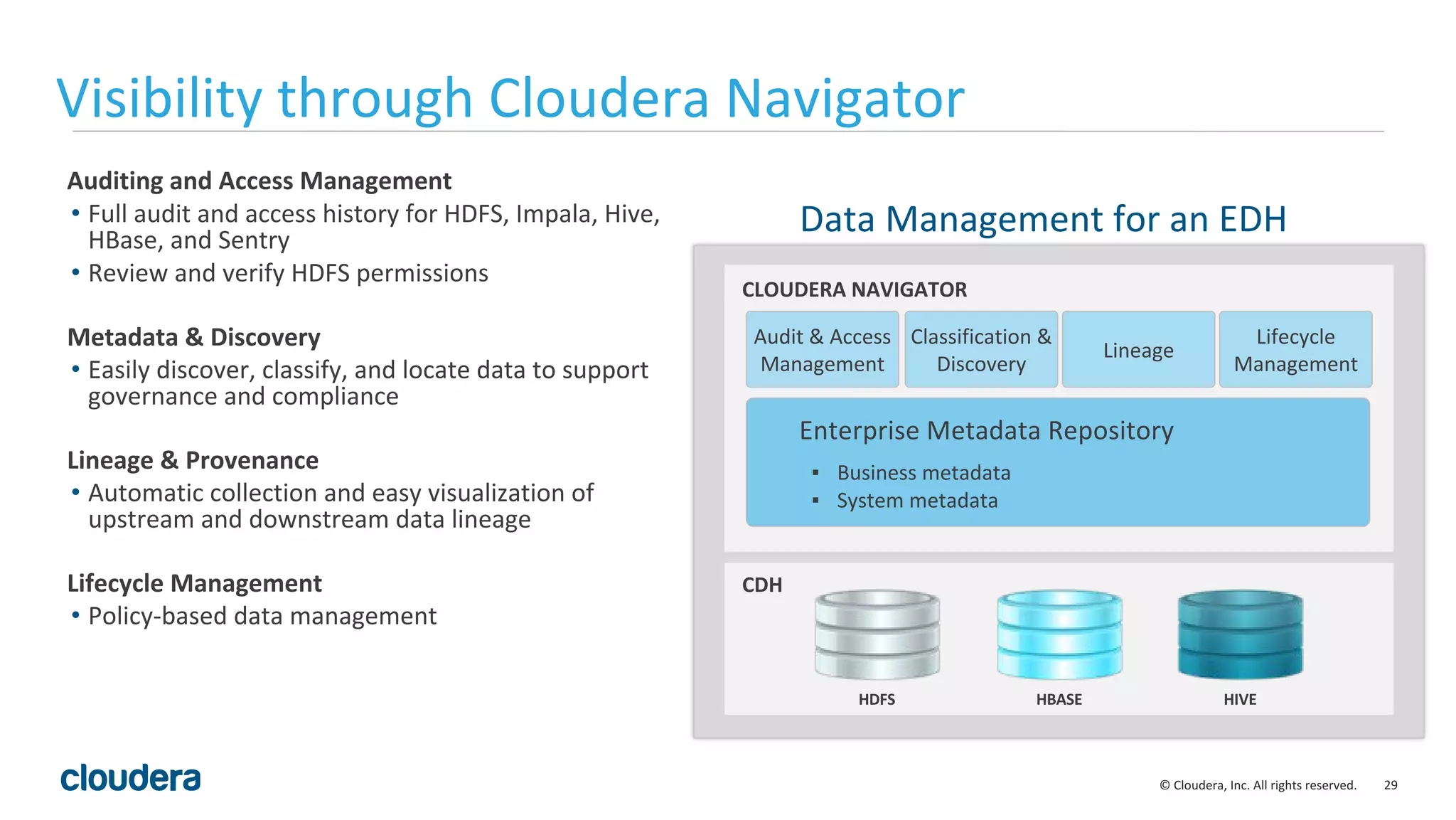 Cloudera hadoop security overview 20171003 | PPT