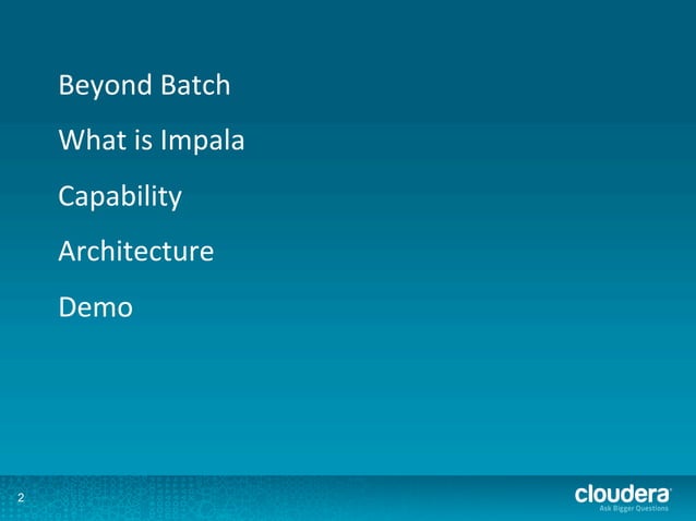 Cloudera impala | PDF