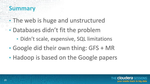 Getting Started with Hadoop | PPTX