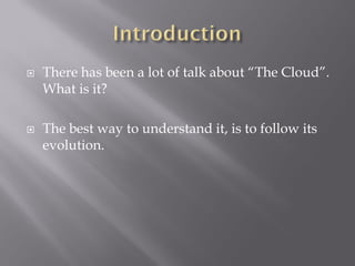 Cloud evolution rev 1 | PPT