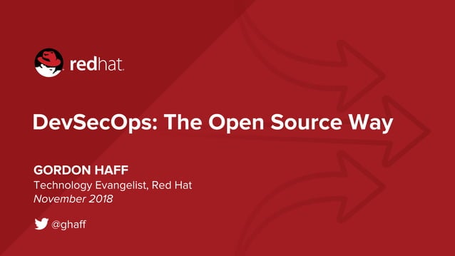 DevSecOps: The Open Source Way for CloudExpo 2018 | PDF