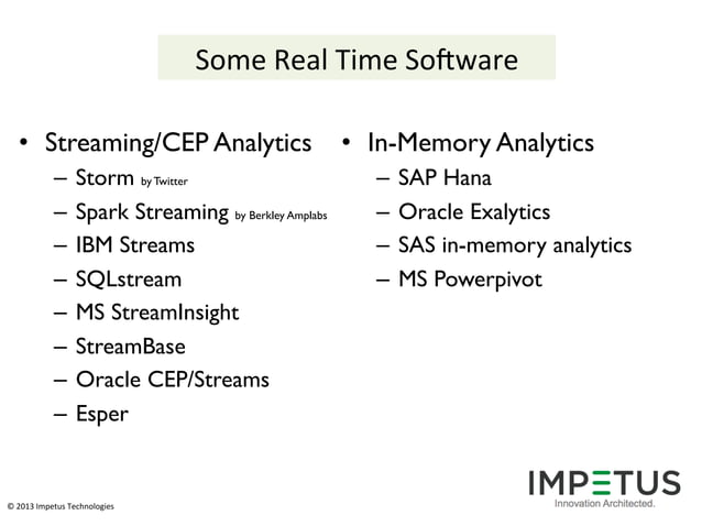 Cloud expo june 2013: Building a Real Time Analytics Platform on Big ...