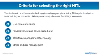 Train & Sustain: Why data leaders need to pay attention to HITL | PPT