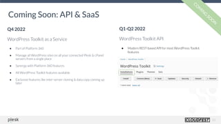 Plesk WP Toolkit - Growing Together @Cloudfest 2022 | PPT