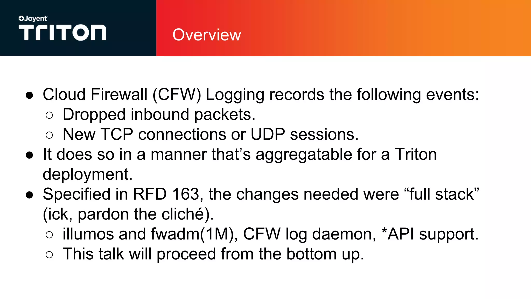 Cloud firewall logging | PPT