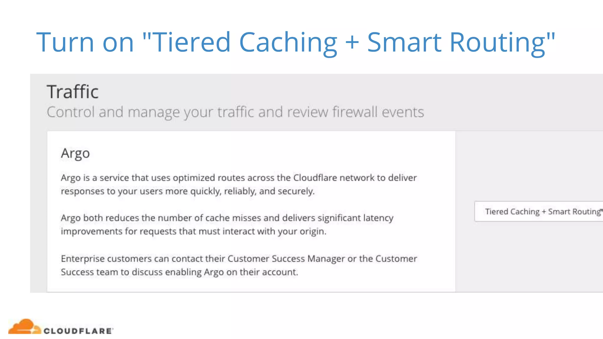 Cloudflare Argo - Overview | PPTX