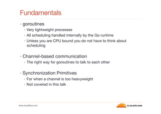 Go Concurrency | PPT