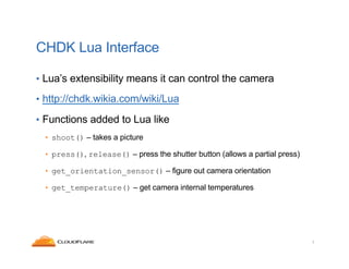 Lua London Meetup 2013 | PPT