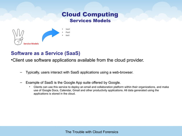 The Trouble with Cloud Forensics | PPT