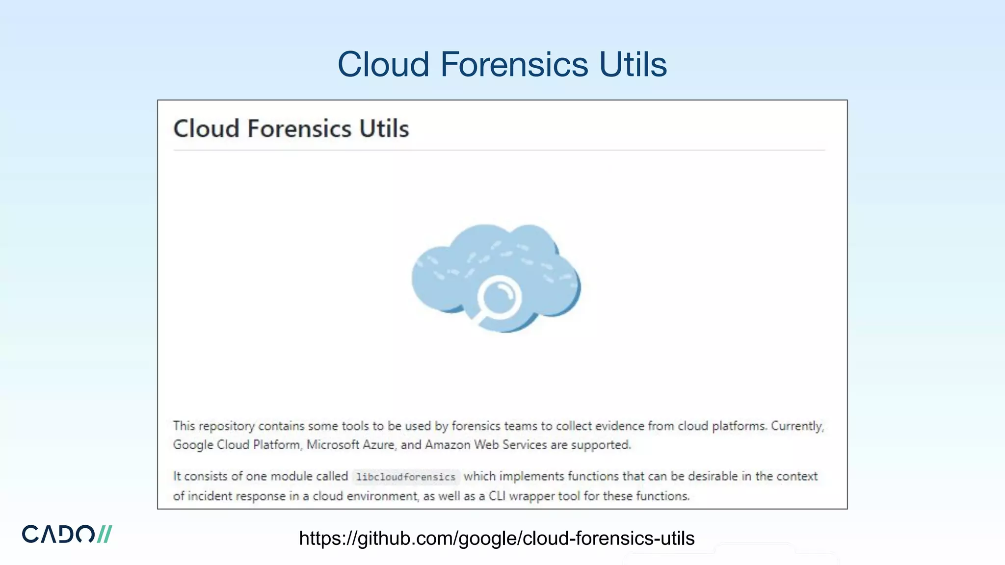 Cloud Forensics Tools | PDF