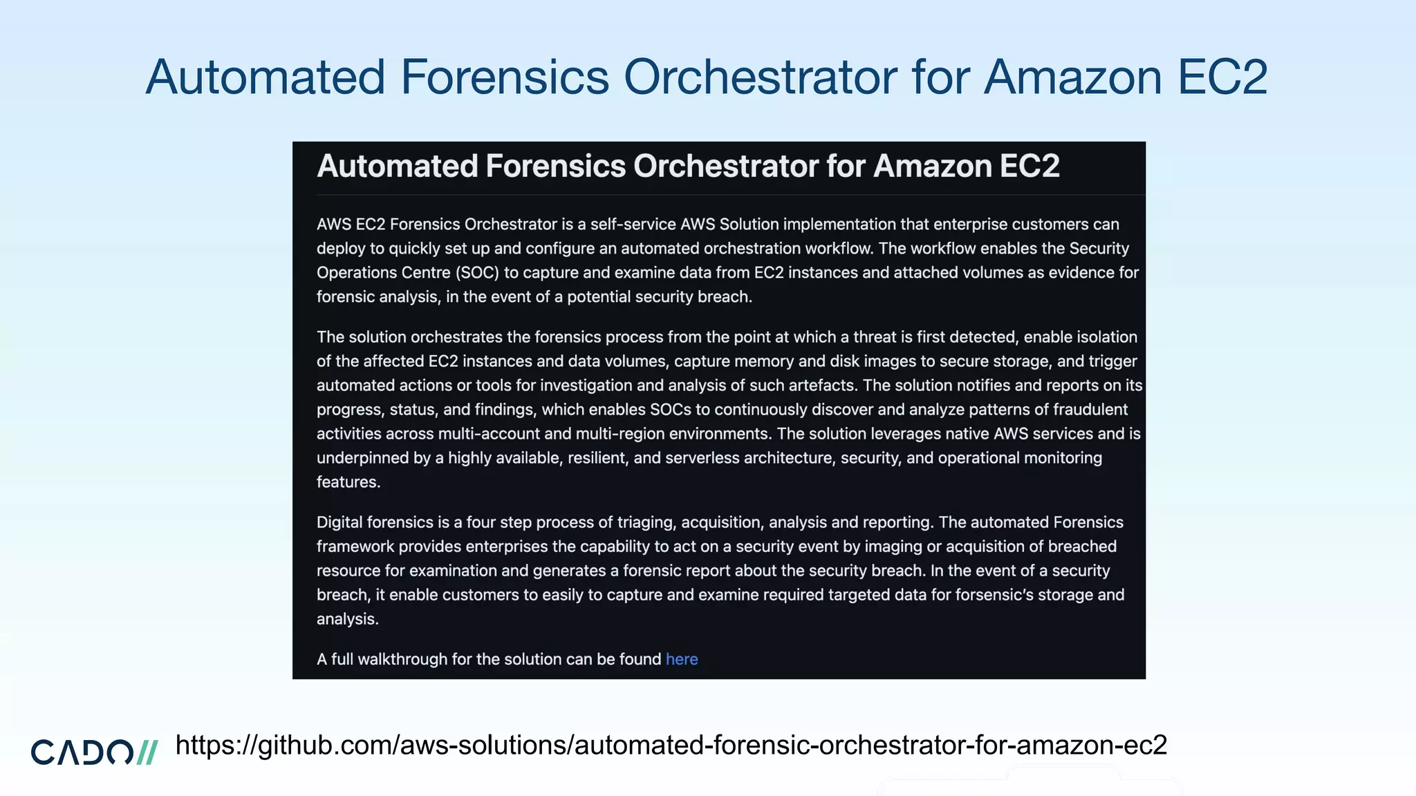 Cloud Forensics Tools | PDF