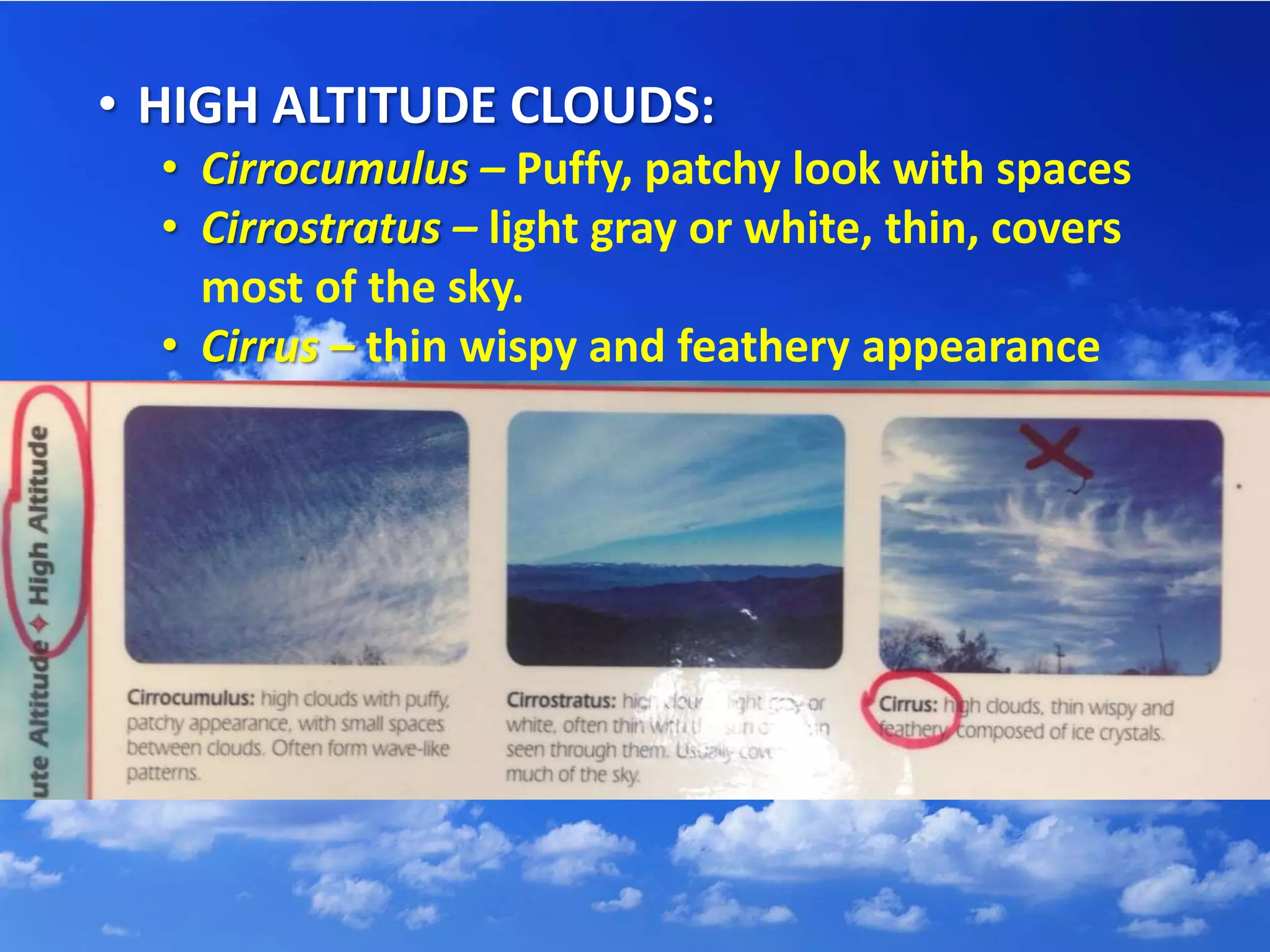 Cloud formation - How clouds form and different types of clouds | PPTX