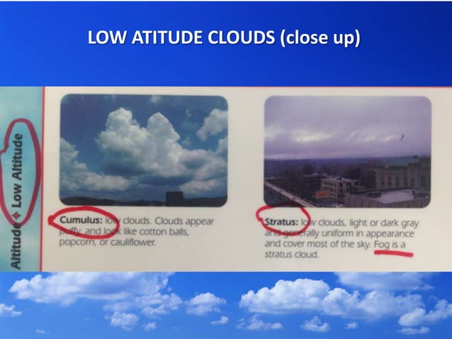 Cloud formation - How clouds form and different types of clouds | PPTX