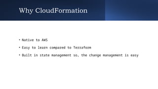 Cloud formation - Infrastructure as code.pptx | Free Download