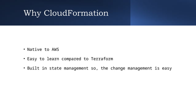 Cloud formation - Infrastructure as code.pptx | Free Download