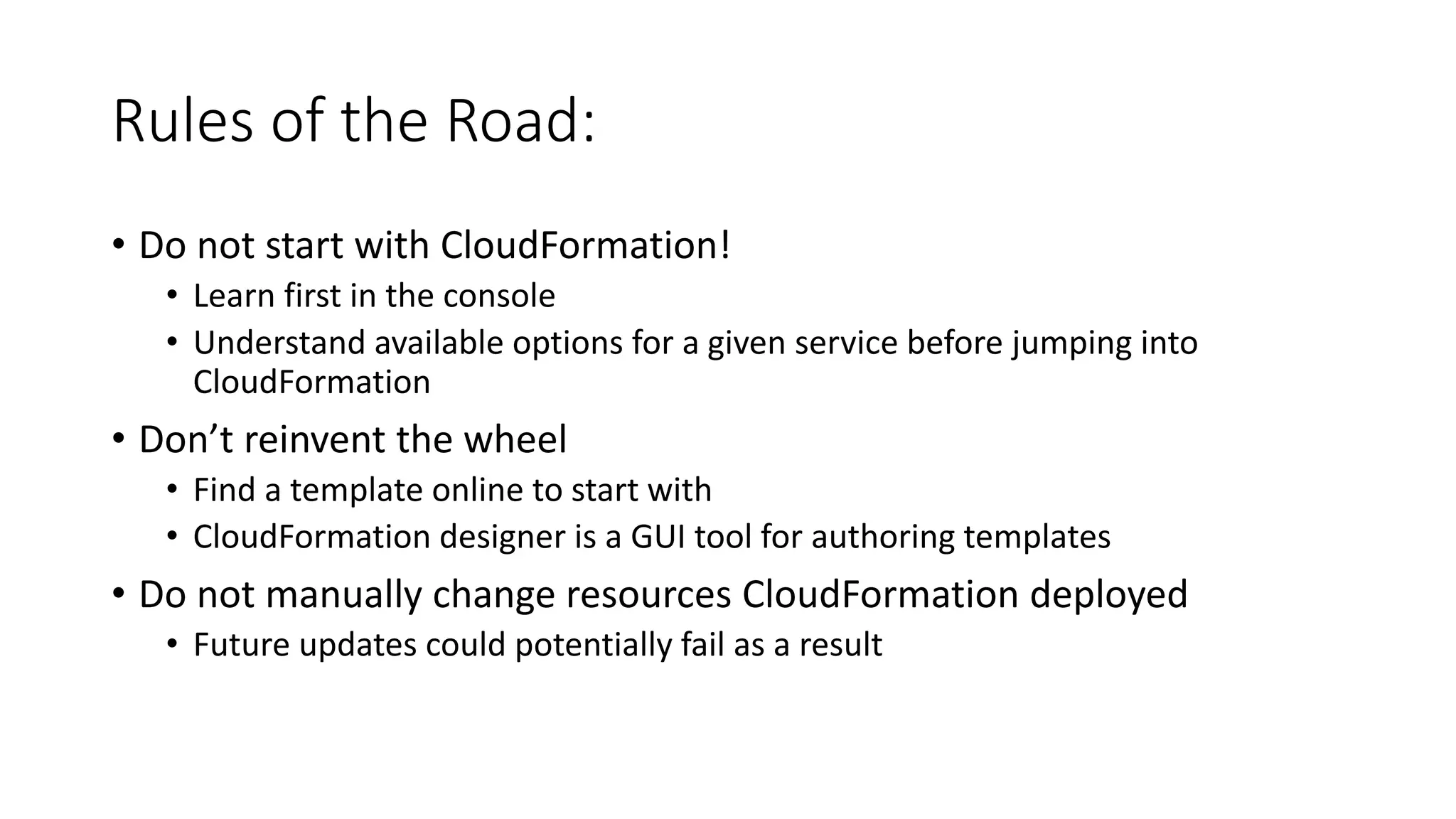 Cloudformation101 | PPT