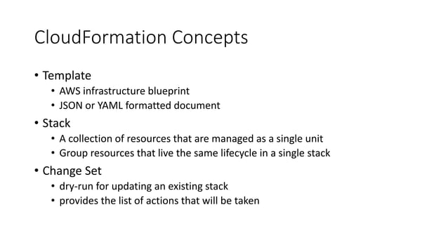 Cloudformation101 | PPT