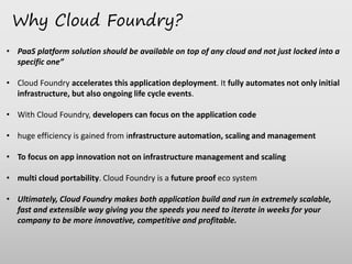 Cloud foundry | PPTX