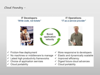 Cloud foundry | PPTX