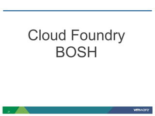 Cloud Foundry Introduction and Overview | PPT