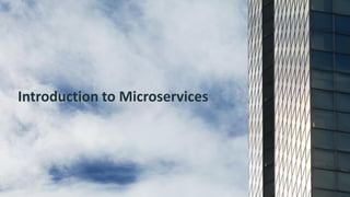 Technology Primer: Monitor Microservices, Containers, Cloud Foundry and ...