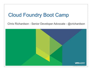 Cloud Foundry bootcamp at ContributingCode | PPT
