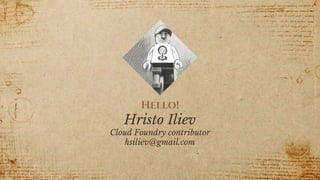 Cloud foundry history | PPT