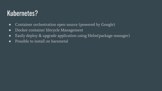 Cloud foundry on kubernetes | PDF