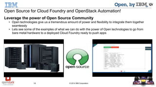 Automated Lifecycle Management - CloudFoundry on OpenStack | PPTX