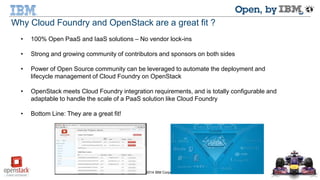 Automated Lifecycle Management - CloudFoundry on OpenStack | PPTX