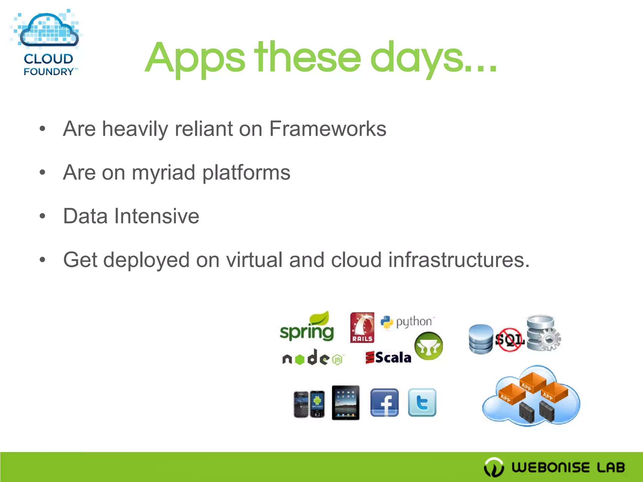 Cloud foundry presentation | PDF