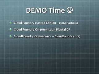 Cloudfoundry svcc | PPT