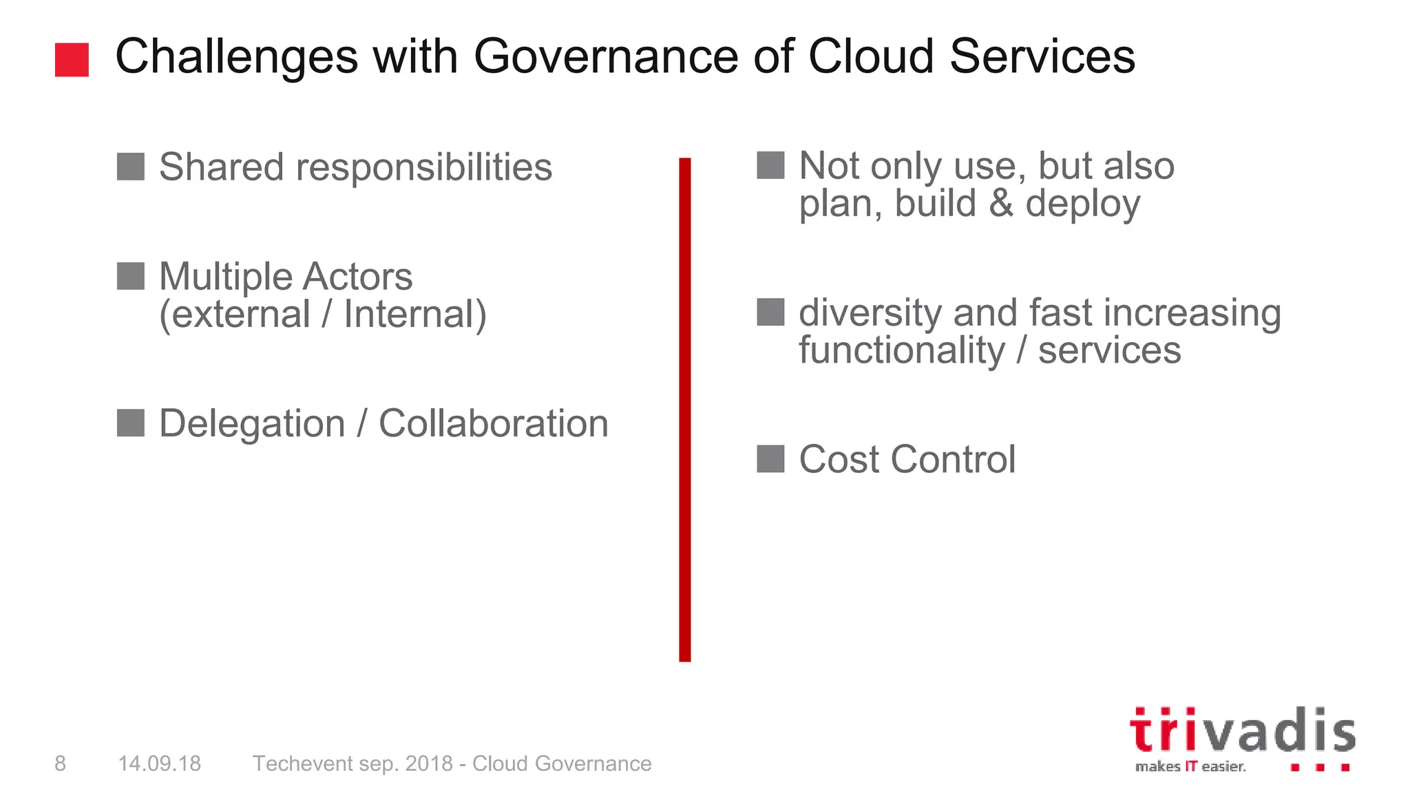 TechEvent Cloud Governance | PPTX