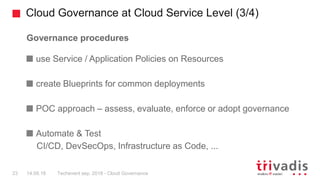 TechEvent Cloud Governance | PPTX