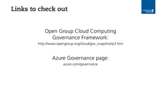 Cloud governance - theory and tools | PDF