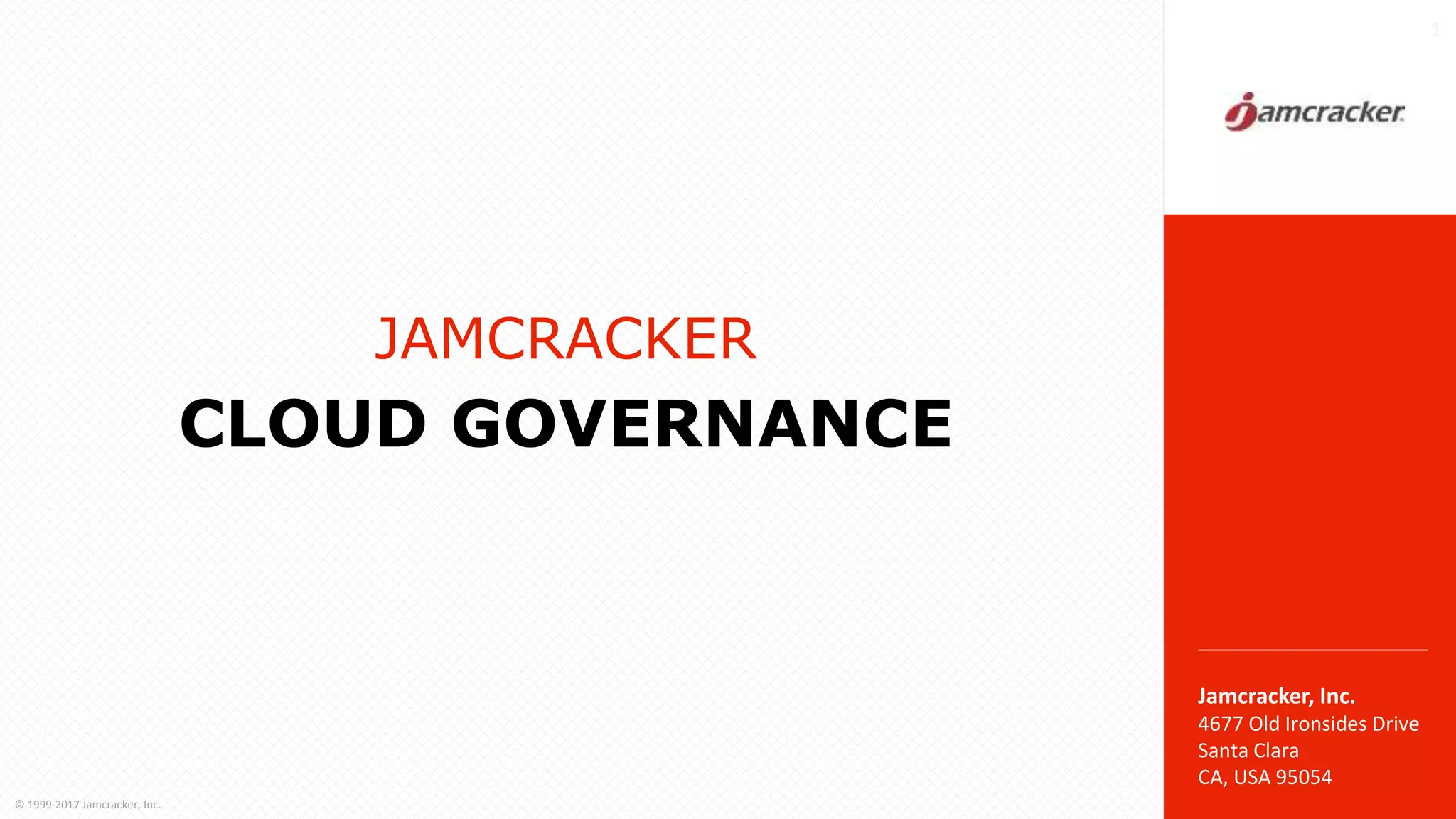 Cloud Governance using Cloud Management Platform | PPTX