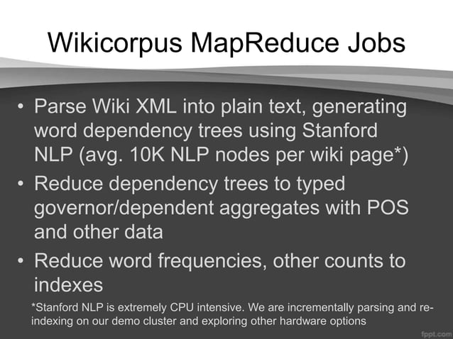 Rich Data Graphs for MapReduce | PPT