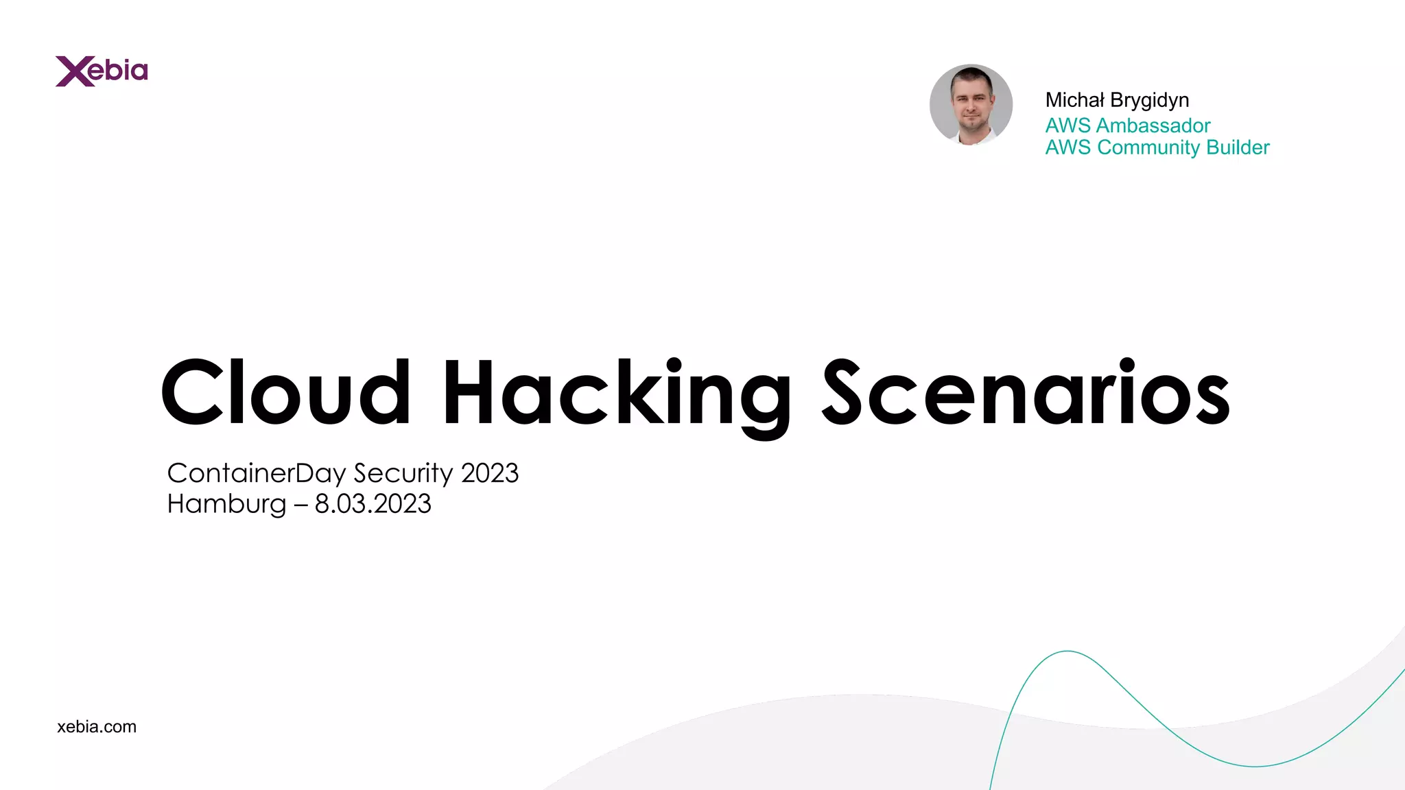 Cloud Hacking Scenarios by Michał Brygidyn Mar. 10, 2023 • 0 likes • | PPT