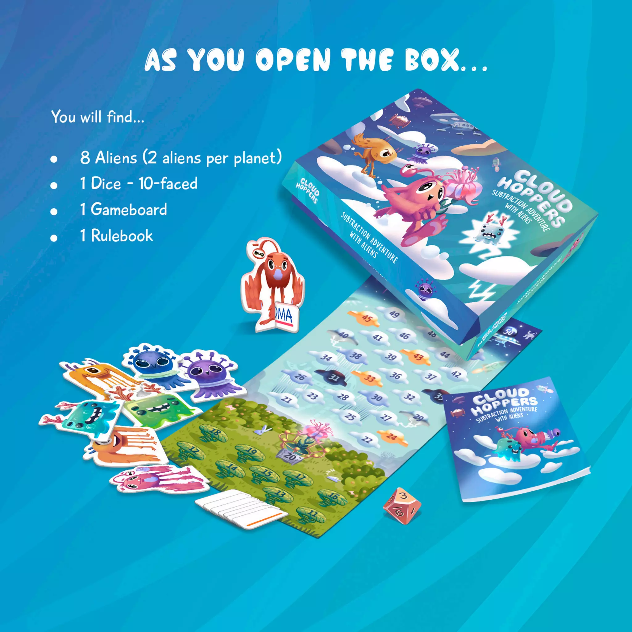 Cloud Hoppers - Subtraction Board Game | PDF