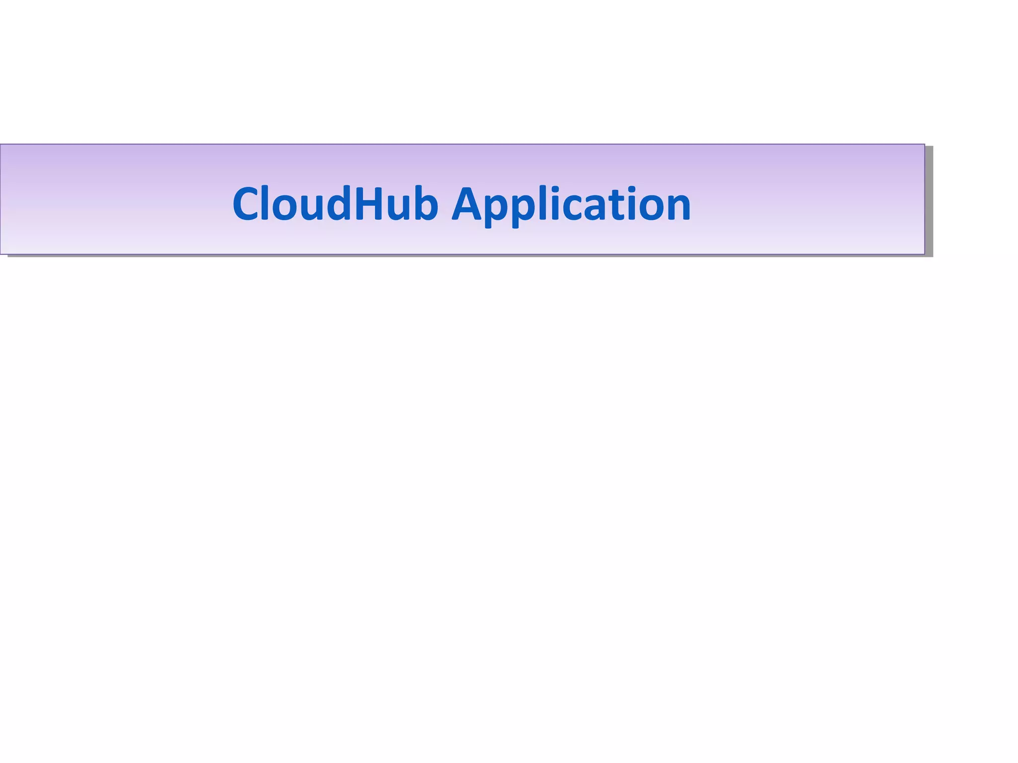 Cloud hub | PPT