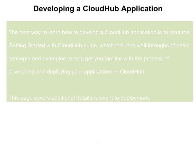 Cloud hub | PPT