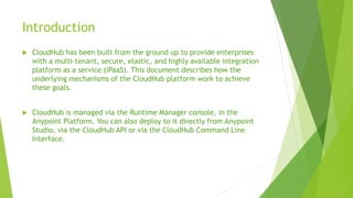 Cloud hub architecture | PPTX