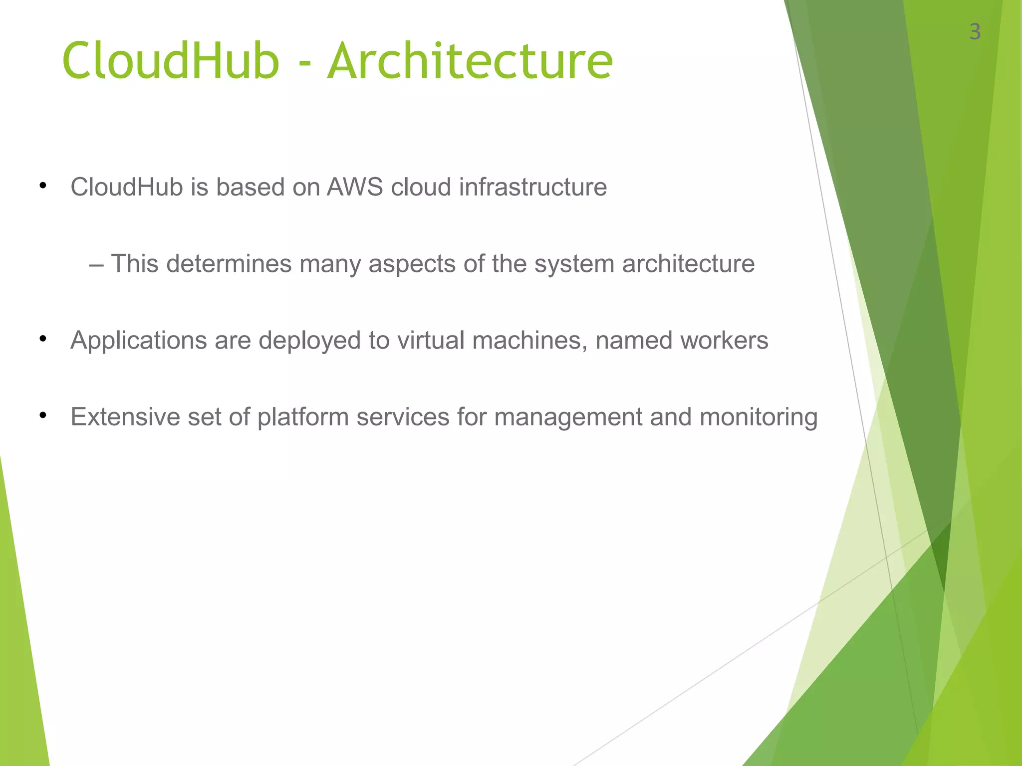 Cloudhub – architecture | PPT