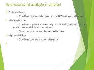 Cloudhub deployment | ODP
