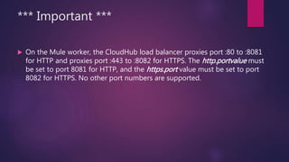 CloudHub networking guide | PPTX