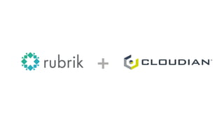 Cloudian and Rubrik - Hybrid Cloud based Disaster Recovery | PDF